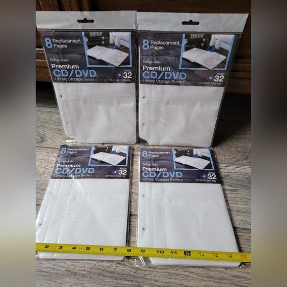 Bellagio-Italia | Office | Cd Or Dvd Insert Sheets For Binder | Poshmark